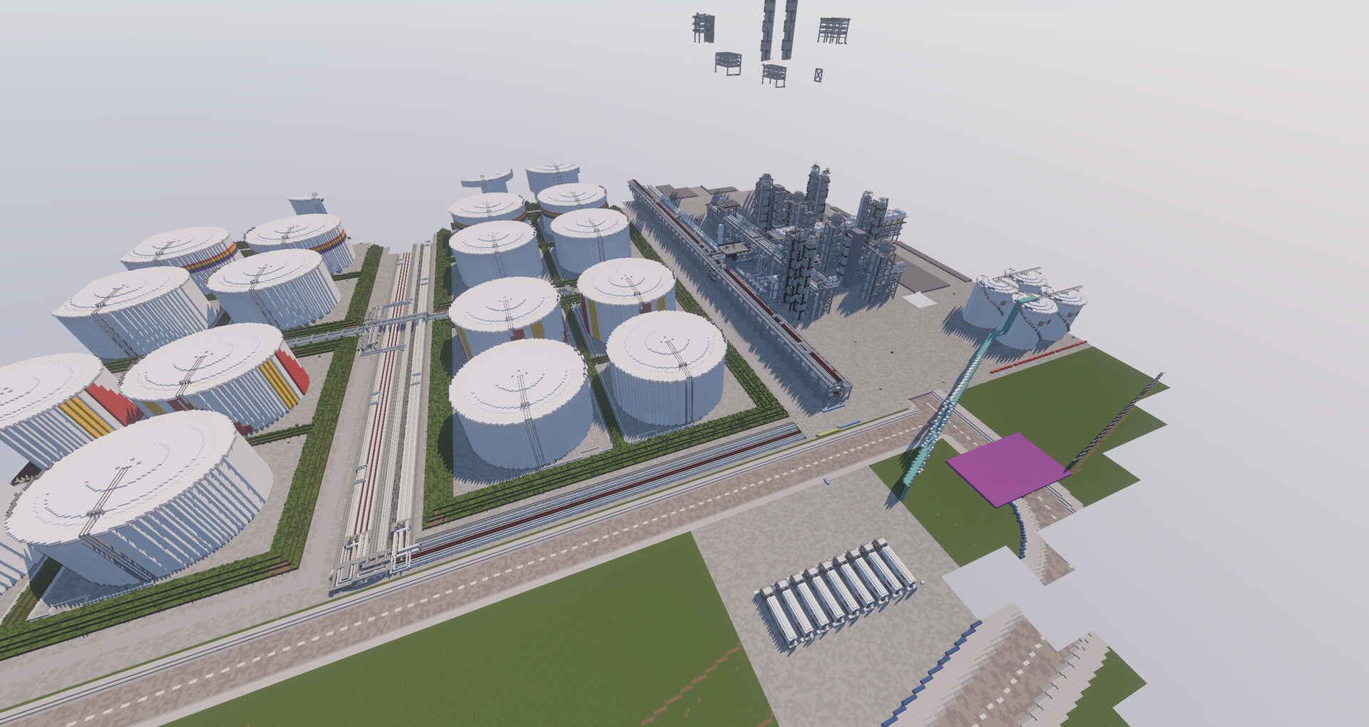 Oil Refinery Minecraft Map