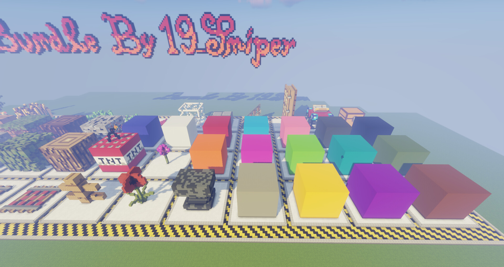 Les blocs Géants Minecraft Map