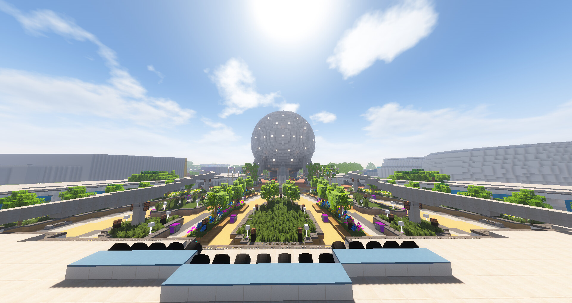 Walt Disney World - The Palace Network - DHS/Epcot Minecraft Map
