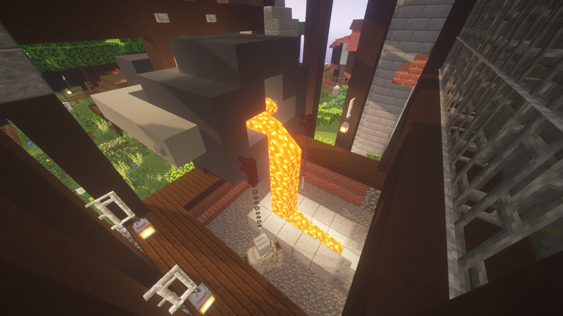 Traditional Brick Village - Hera Isle Minecraft Map