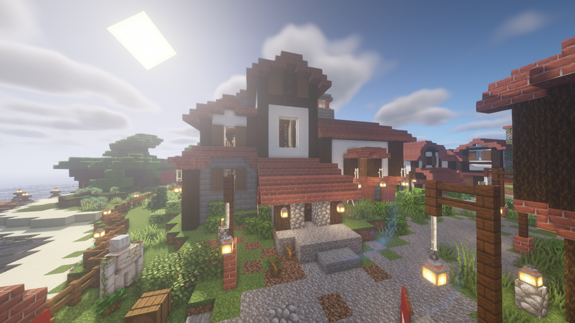 Traditional Brick Village - Hera Isle Minecraft Map