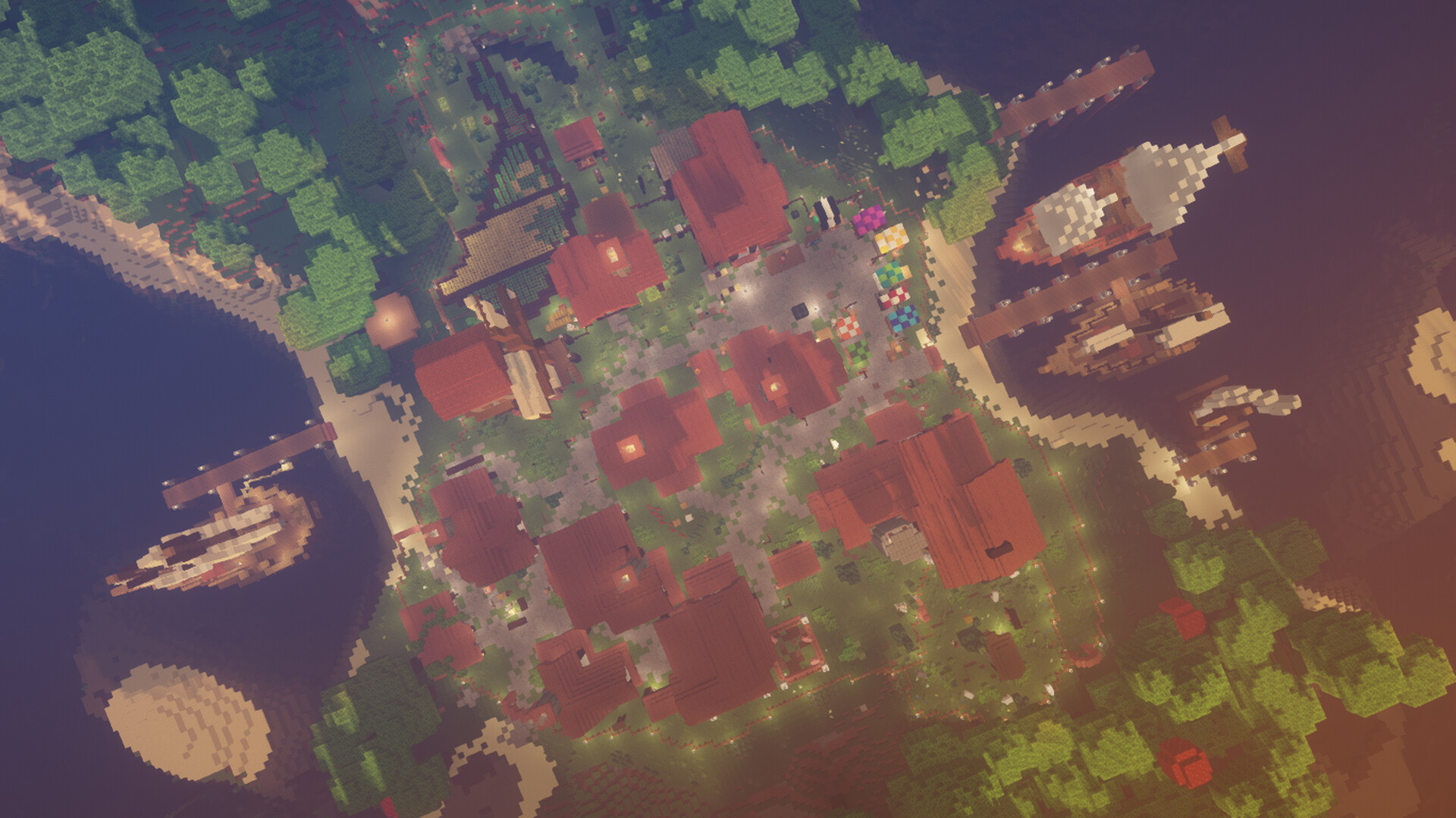 Traditional Brick Village - Hera Isle Minecraft Map