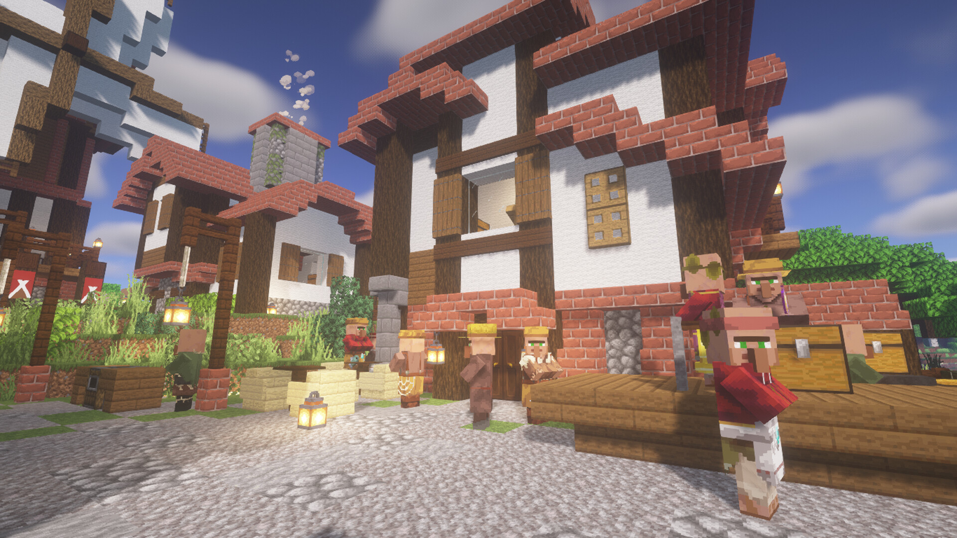 Traditional Brick Village - Hera Isle Minecraft Map