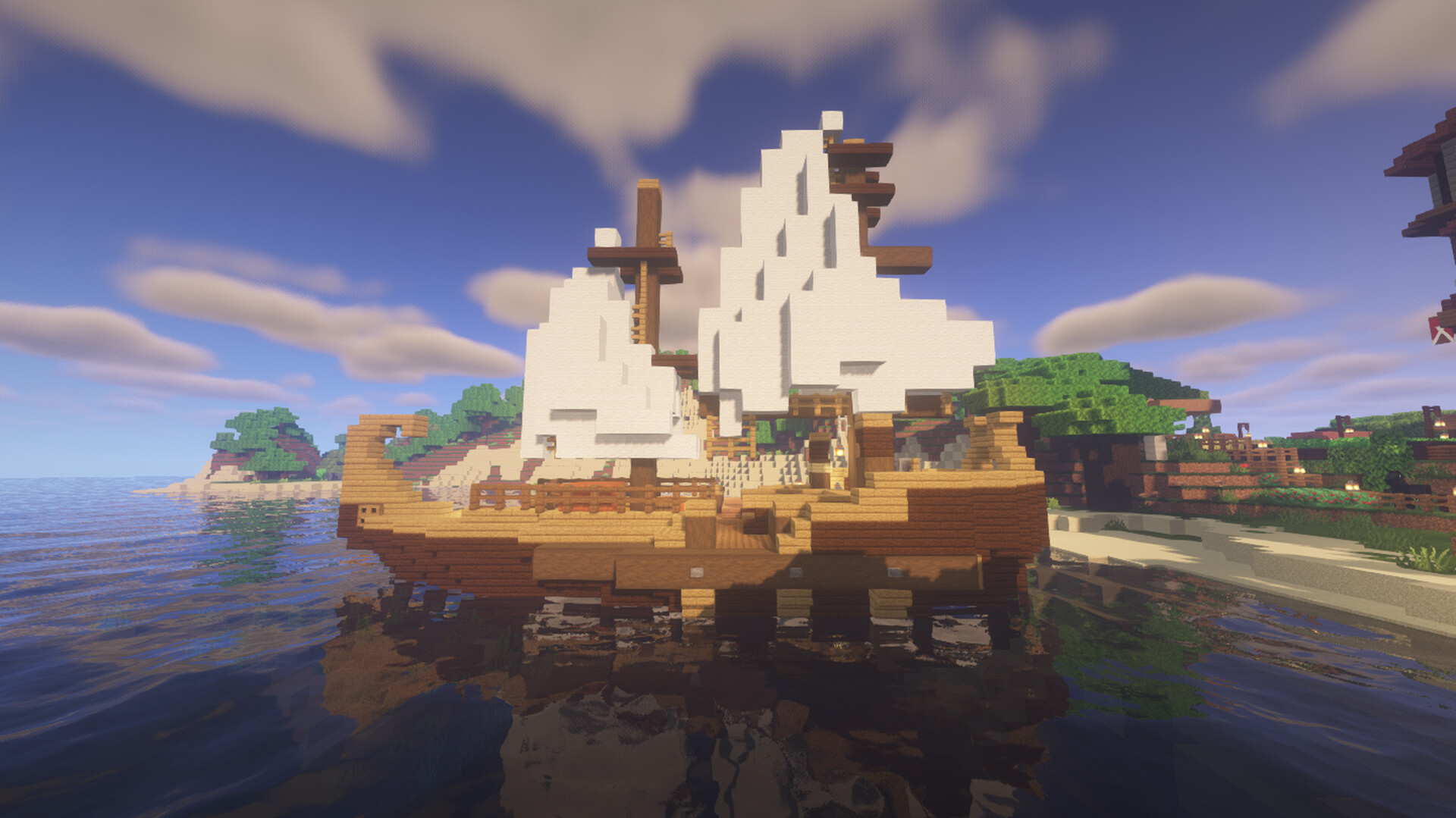 Traditional Brick Village - Hera Isle Minecraft Map