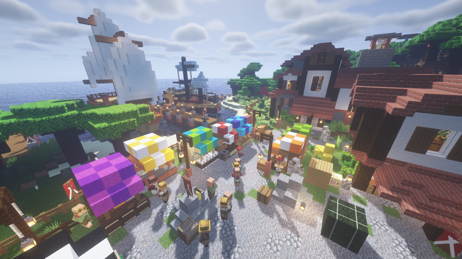 Traditional Brick Village - Hera Isle Minecraft Map