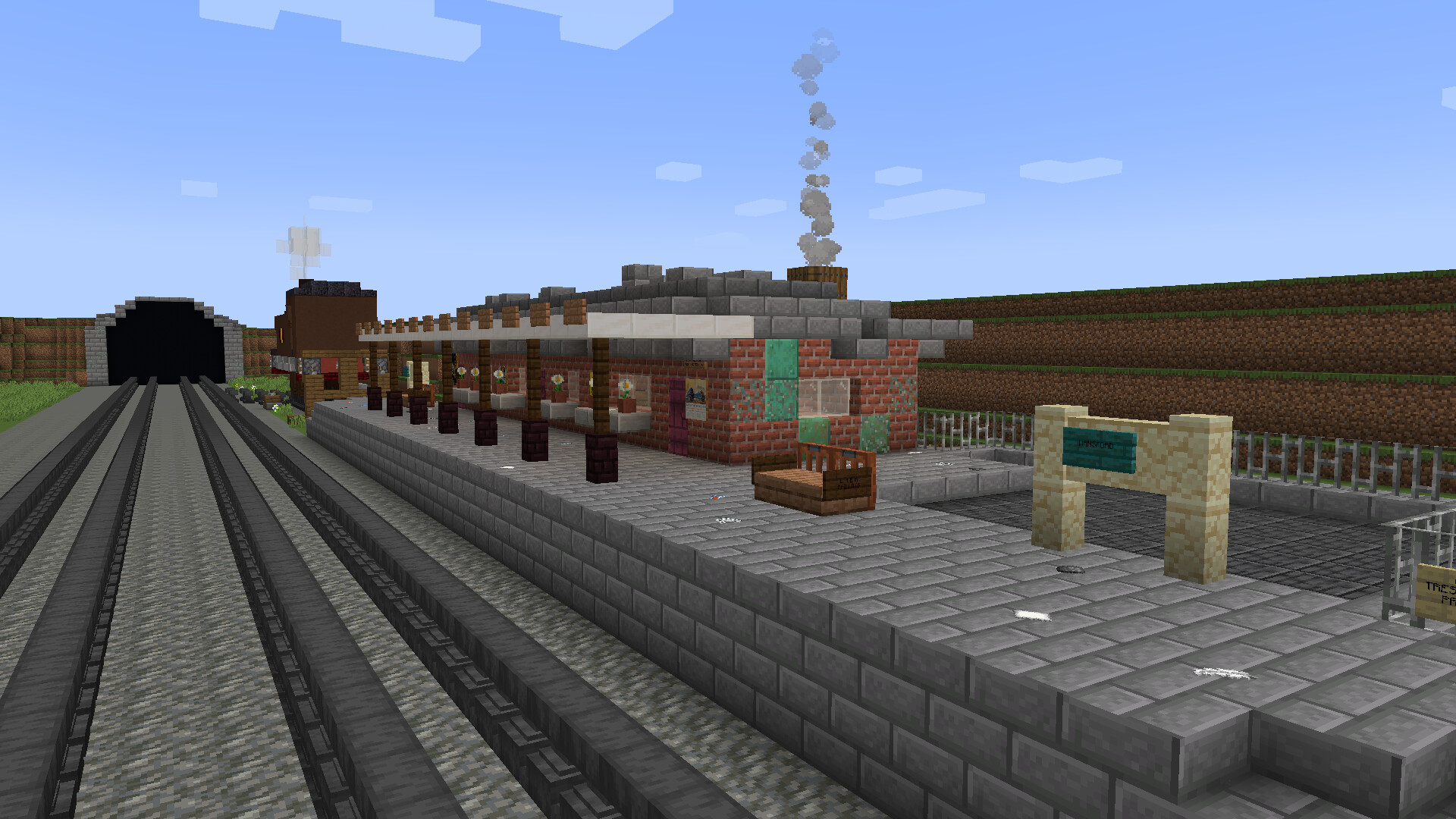WANSFORD RAILWAY STATION Minecraft Map