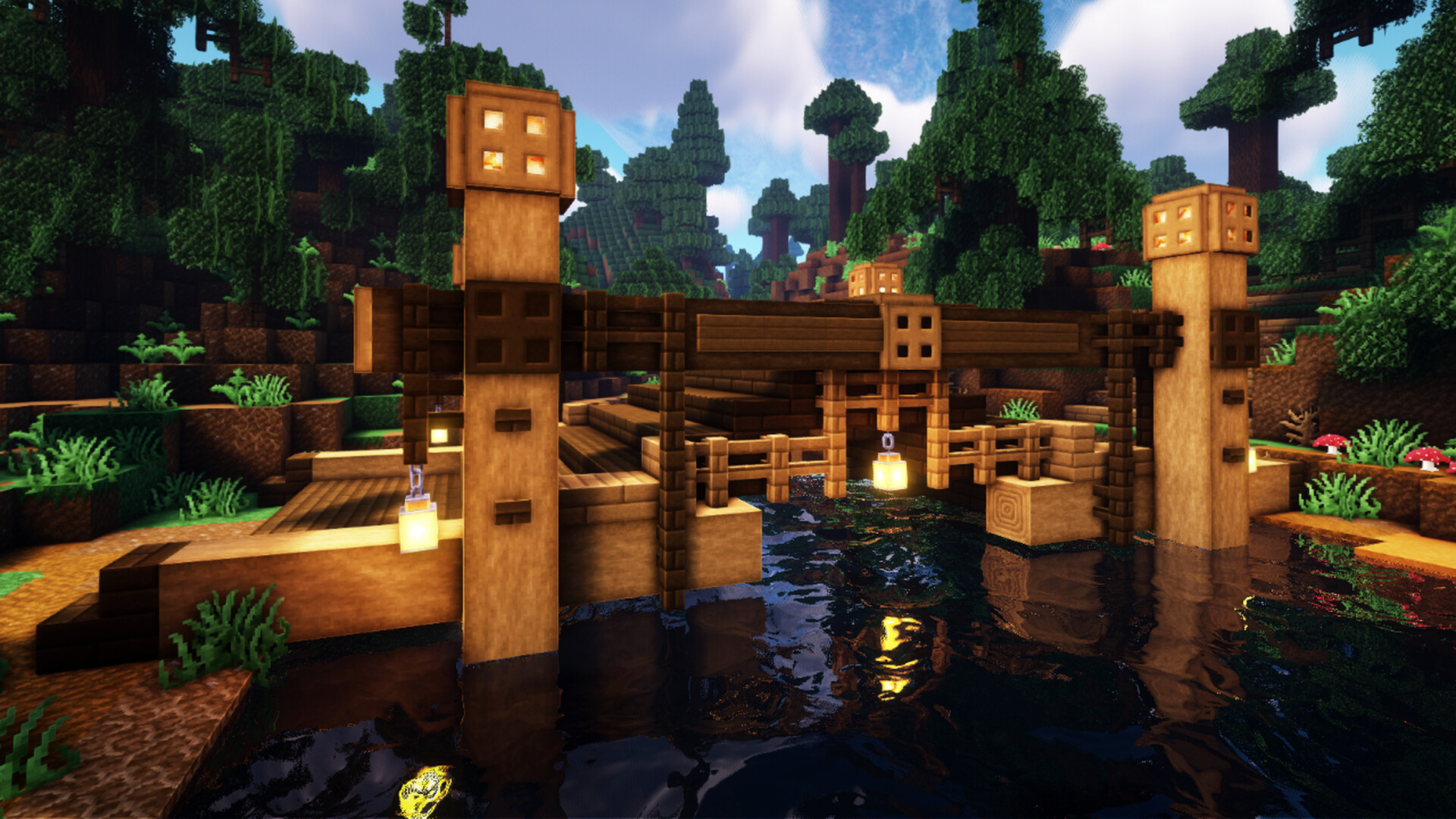 How to build a Bridge Minecraft Map