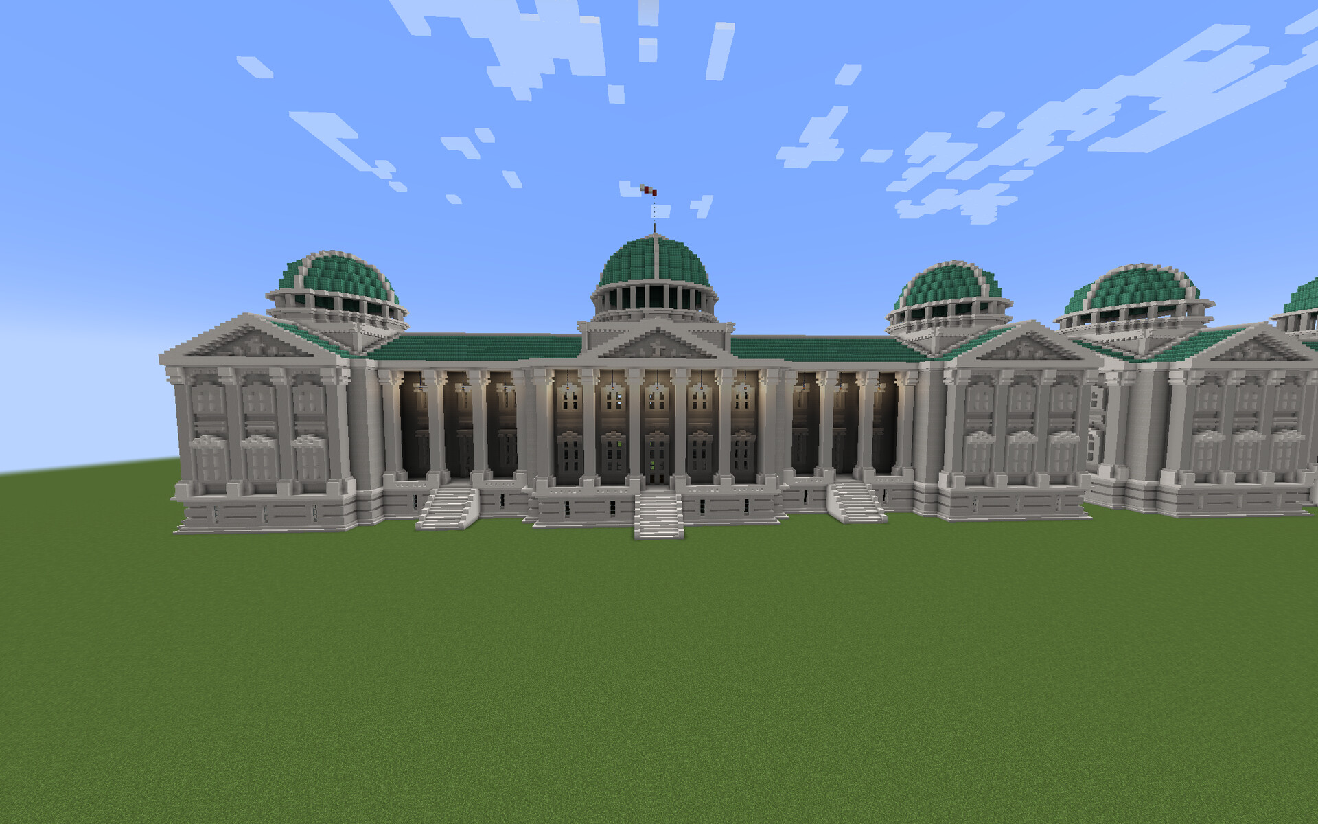 Neoclassical Server Capitol Buildings Minecraft Map