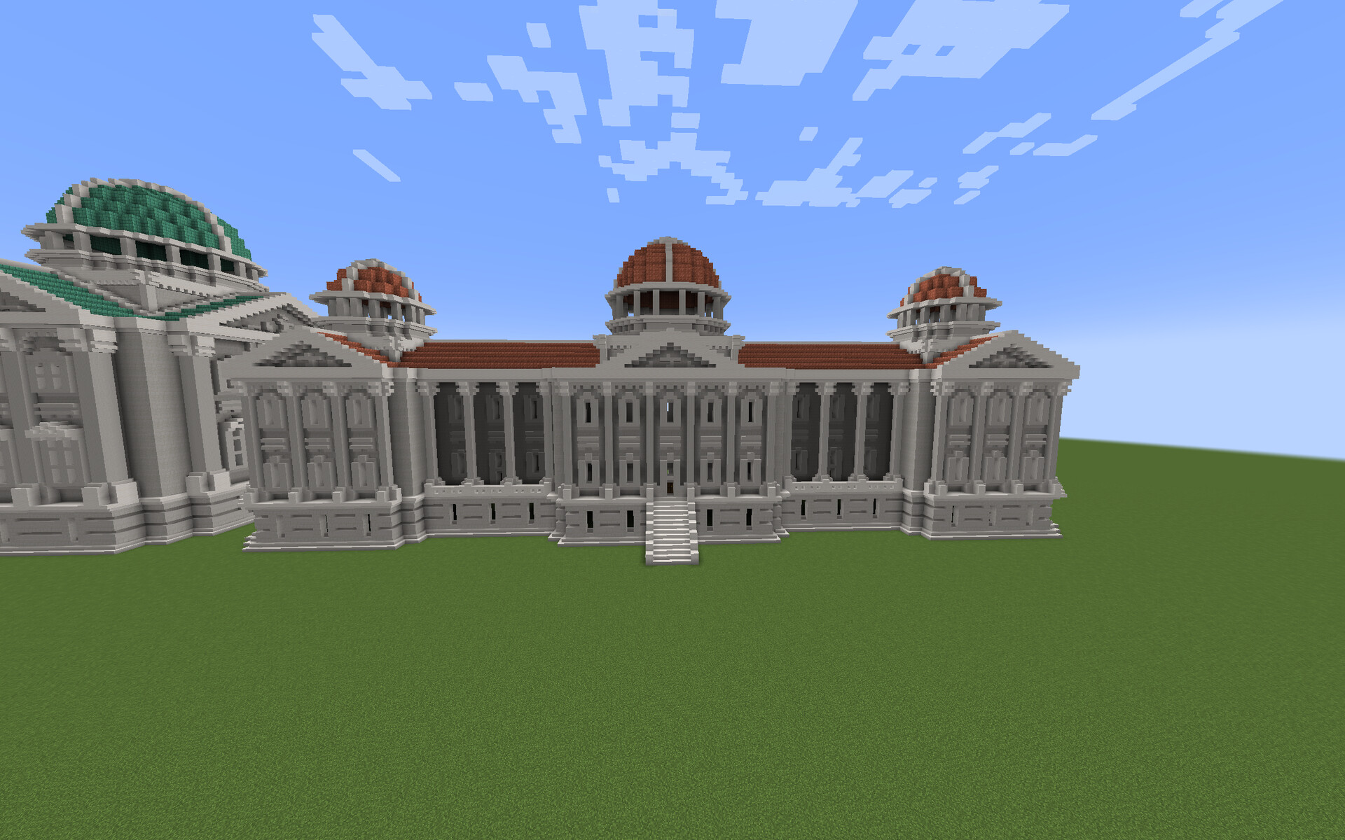 Neoclassical Server Capitol Buildings Minecraft Map