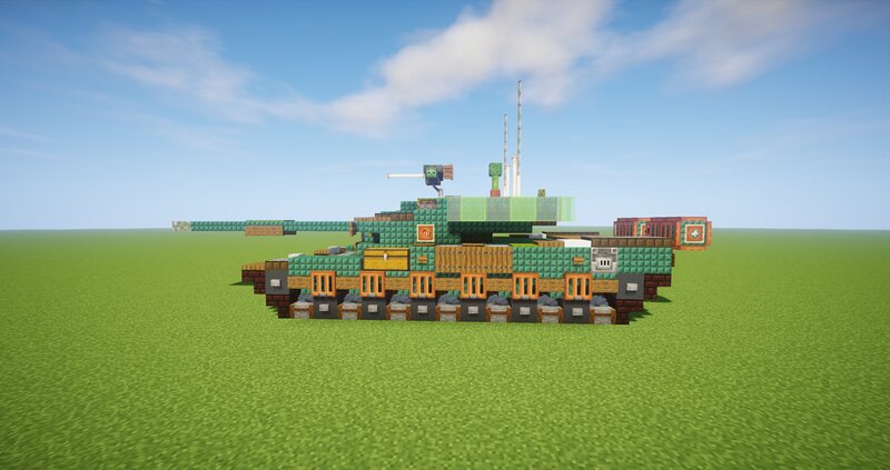 Type 99 Main Battle Tank Minecraft Map