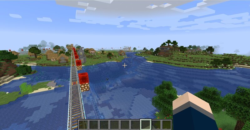 my first railway map Minecraft Map