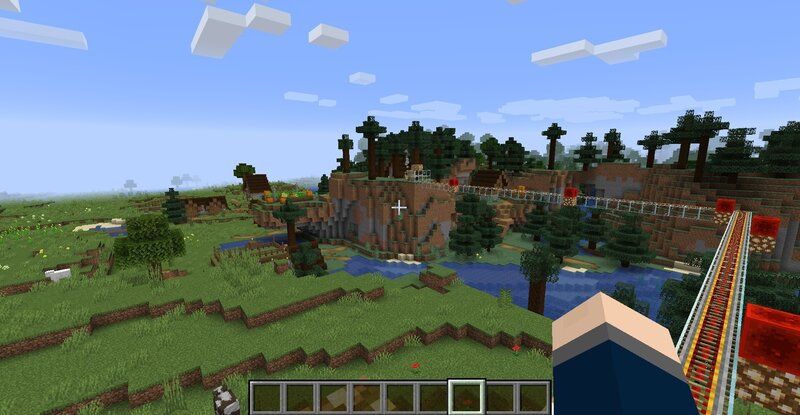 my first railway map Minecraft Map