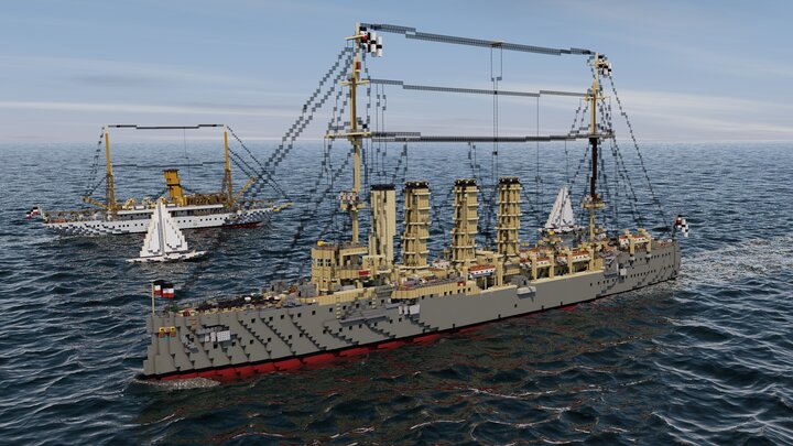 SMS Emden [1914] Minecraft Map