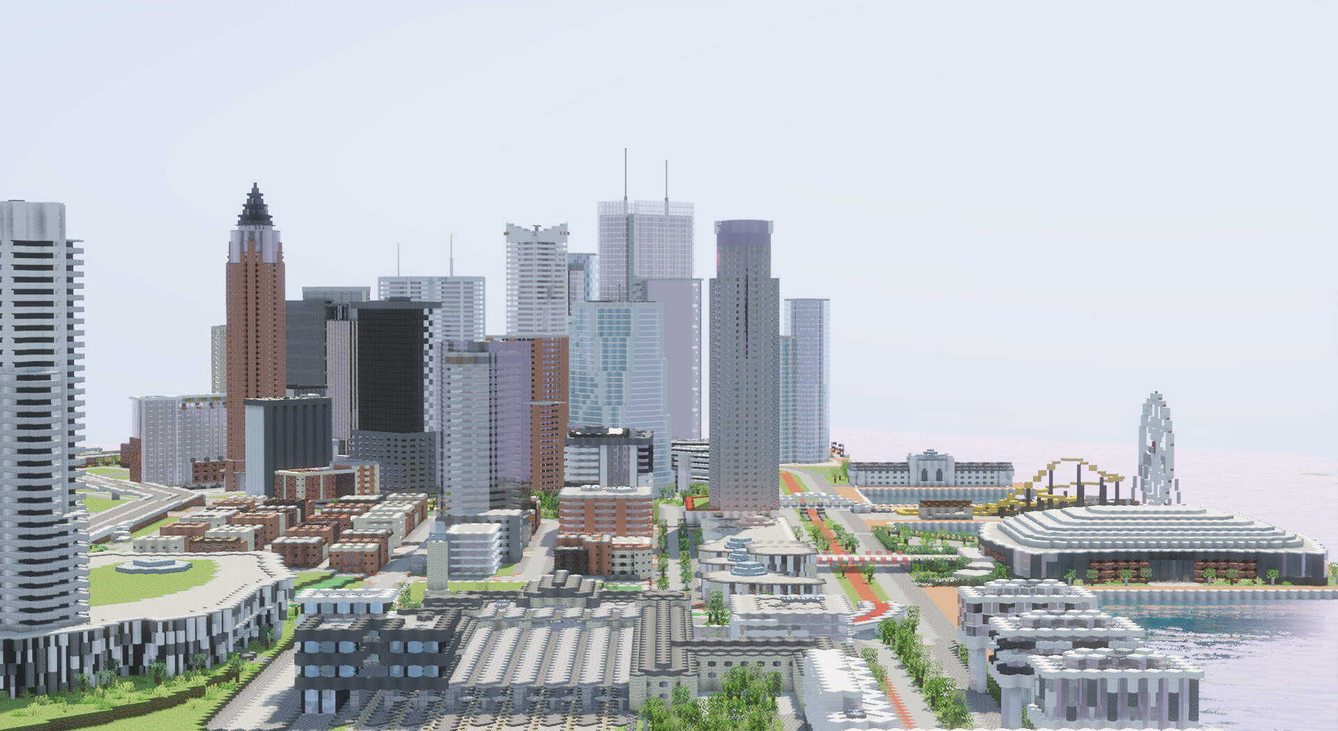 Aurellia | 1:5 scale city Minecraft Map