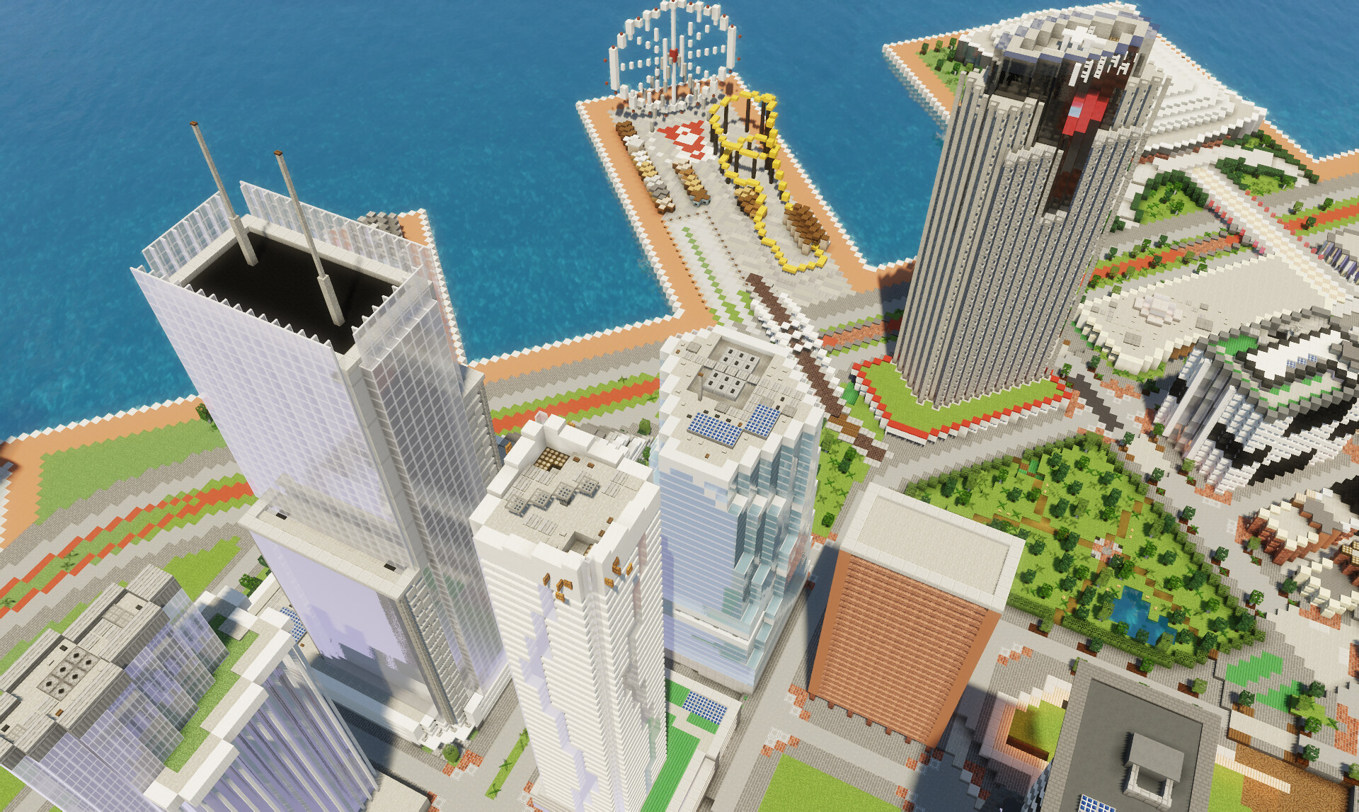 Aurellia | 1:5 scale city Minecraft Map