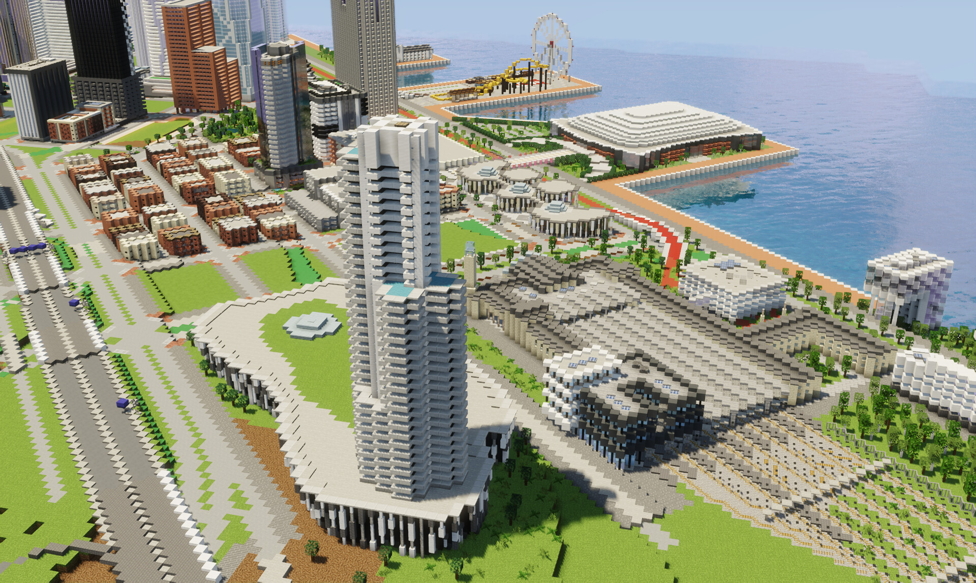 Aurellia | 1:5 scale city Minecraft Map