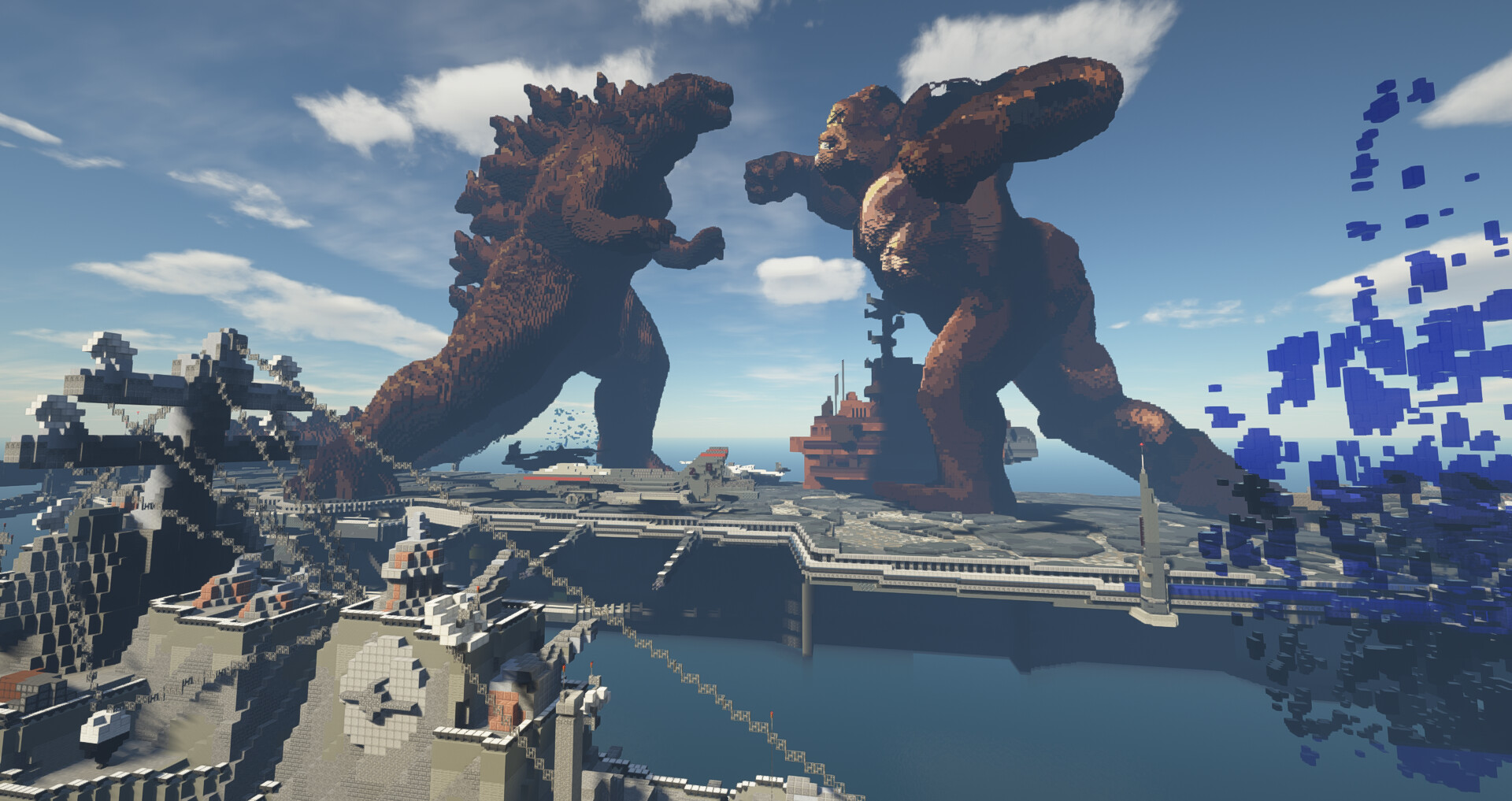 Godzilla Vs Kong Minecraft Map