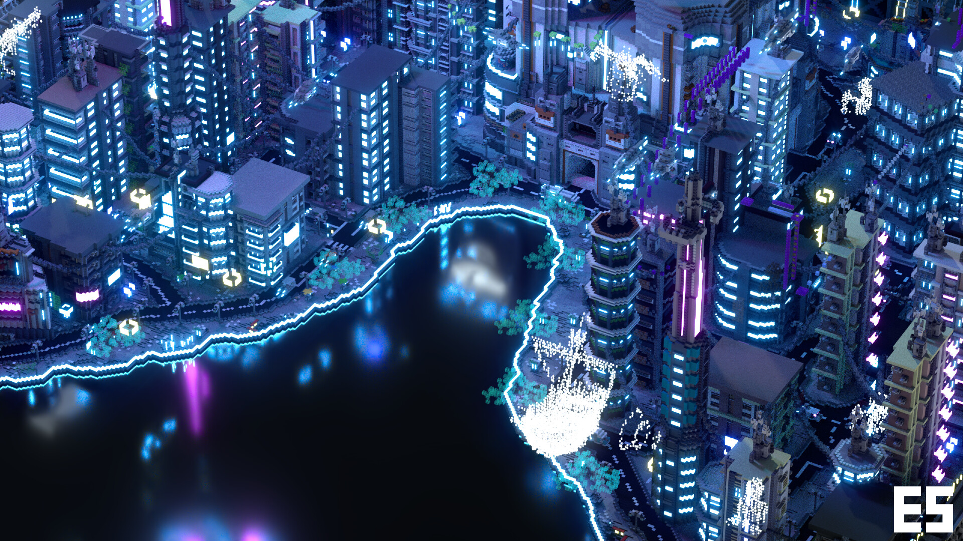 Cyberpunk City! Minecraft Map