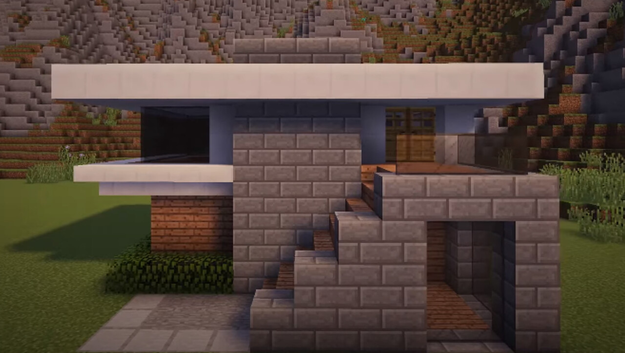 small modern house build #3 Minecraft Map