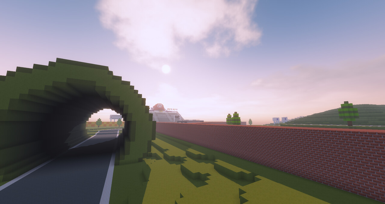 Mario Kart 64 Raceway Minecraft Map