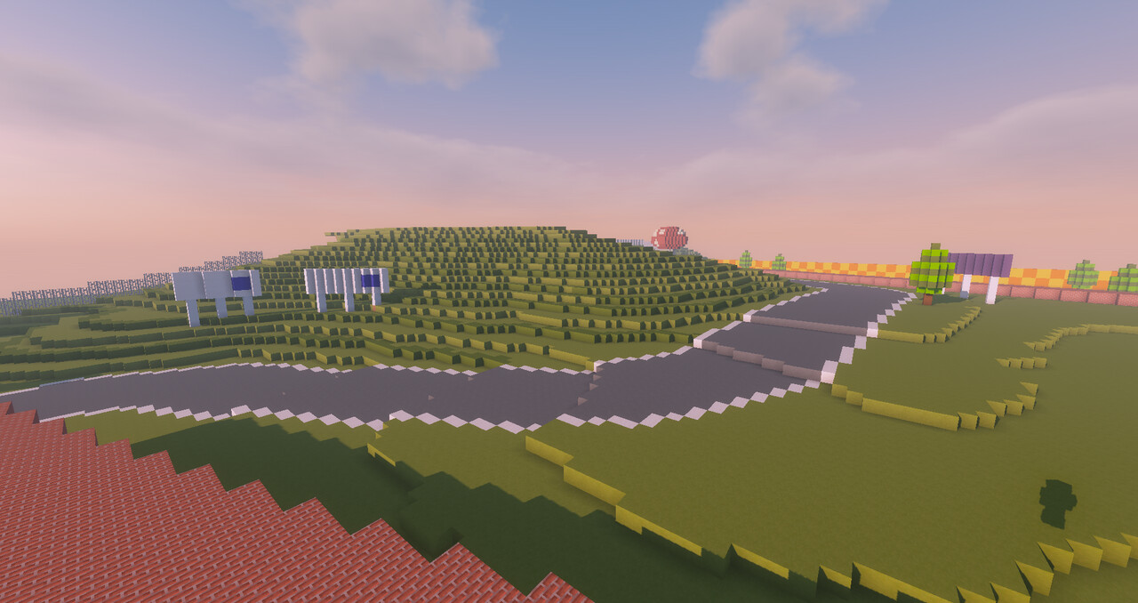 Mario Kart 64 Raceway Minecraft Map