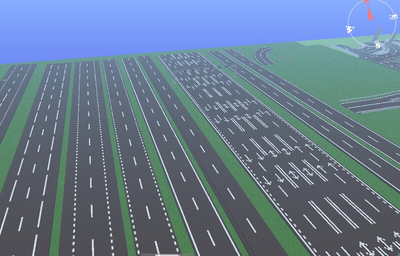 realistic roads different types bundle pack 1 by Anderbest Minecraft Map