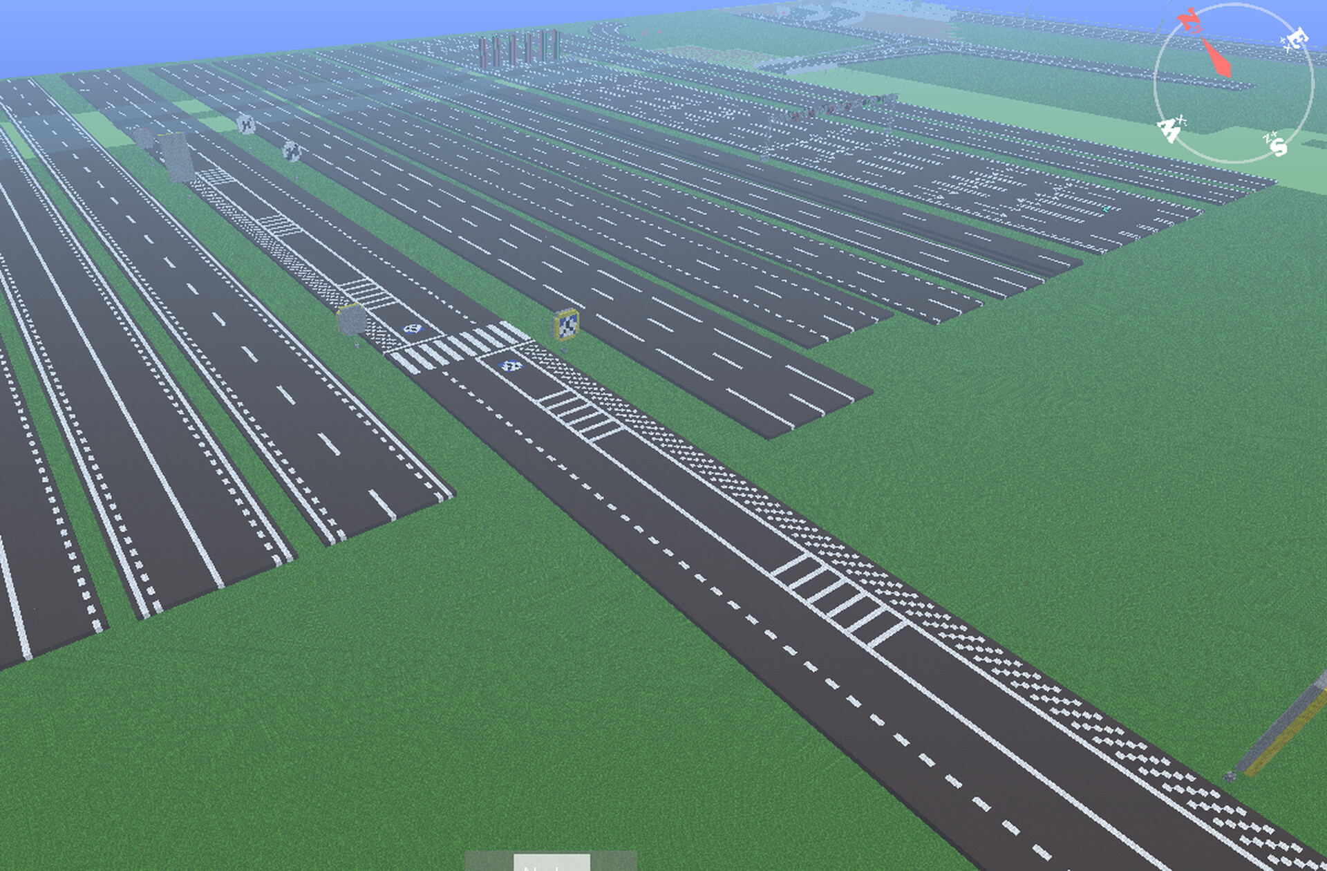 realistic roads different types bundle pack 1 by Anderbest Minecraft Map