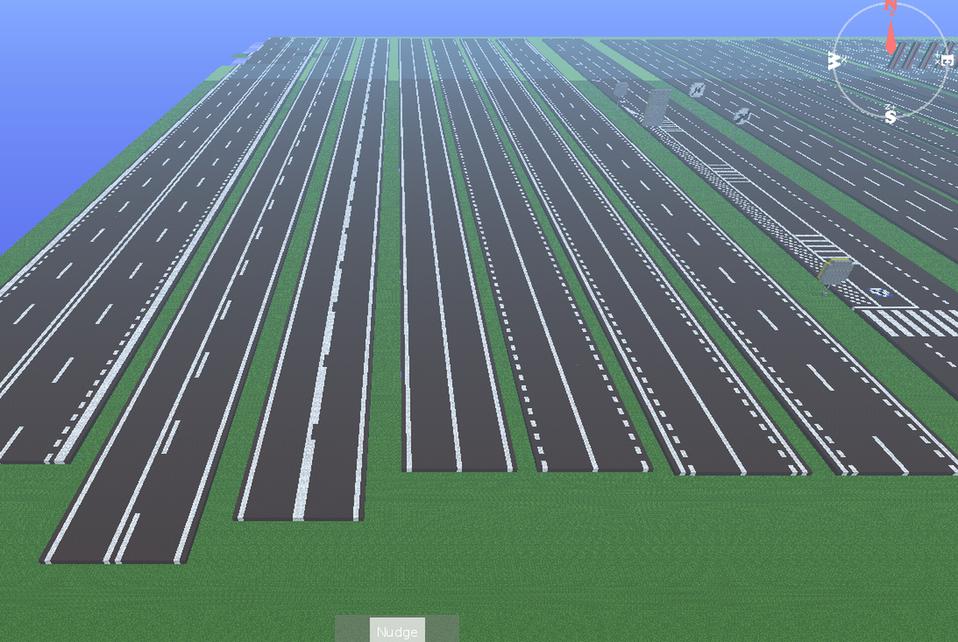 realistic roads different types bundle pack 1 by Anderbest Minecraft Map