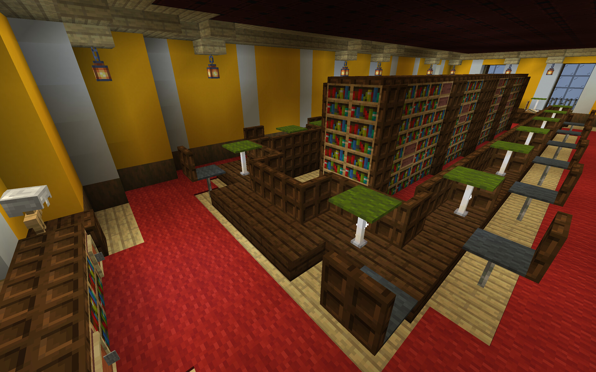 Baroque-Style Library Minecraft Map