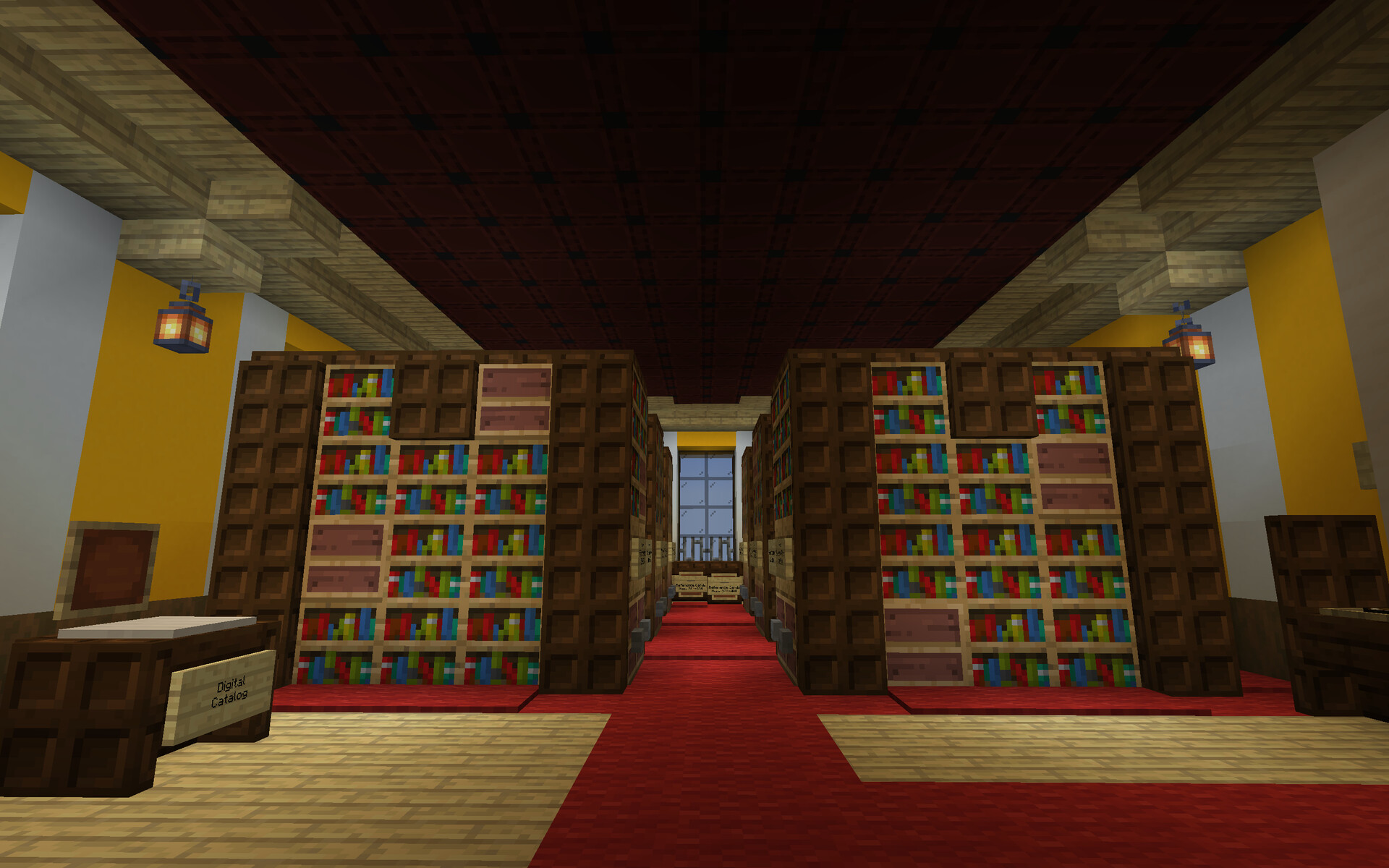 Baroque-Style Library Minecraft Map
