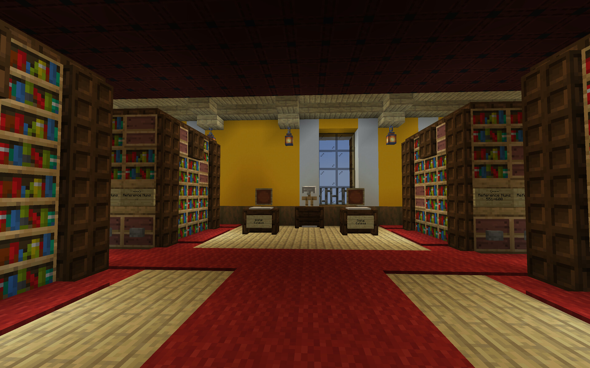 Baroque-Style Library Minecraft Map