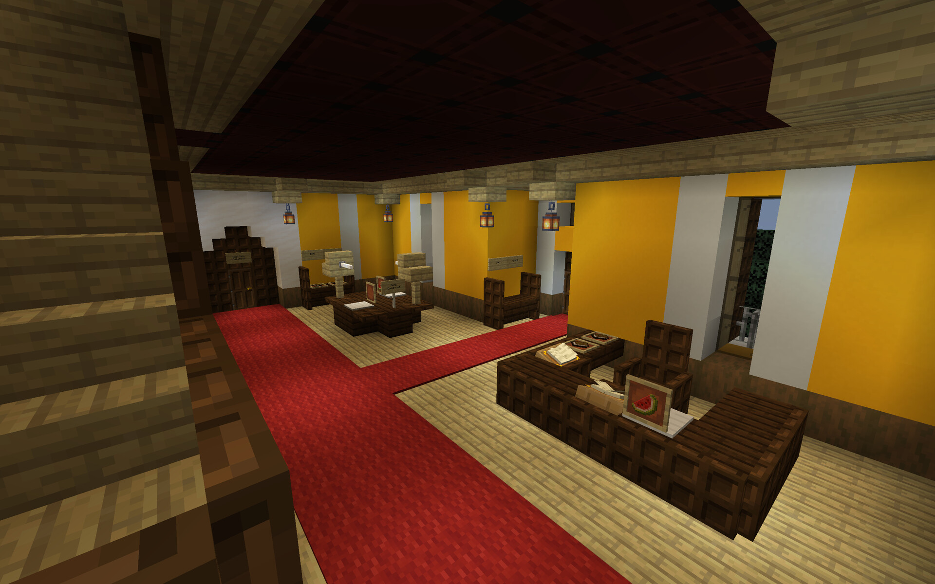 Baroque-Style Library Minecraft Map