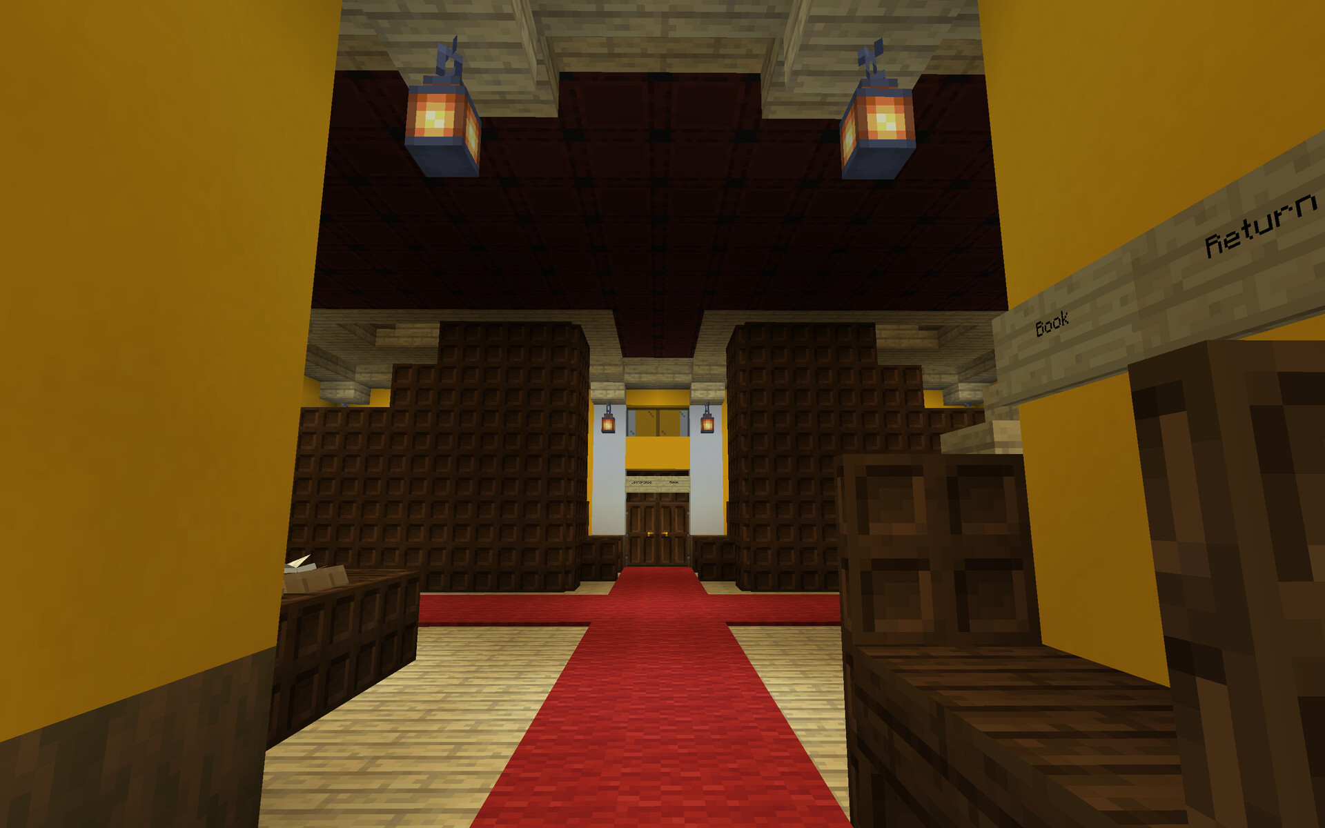 Baroque-Style Library Minecraft Map