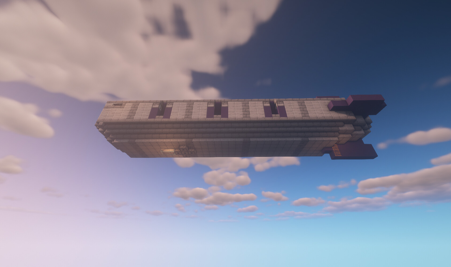 Movecraft Airship - HMA Syren, "Gun Corvette" Minecraft Map