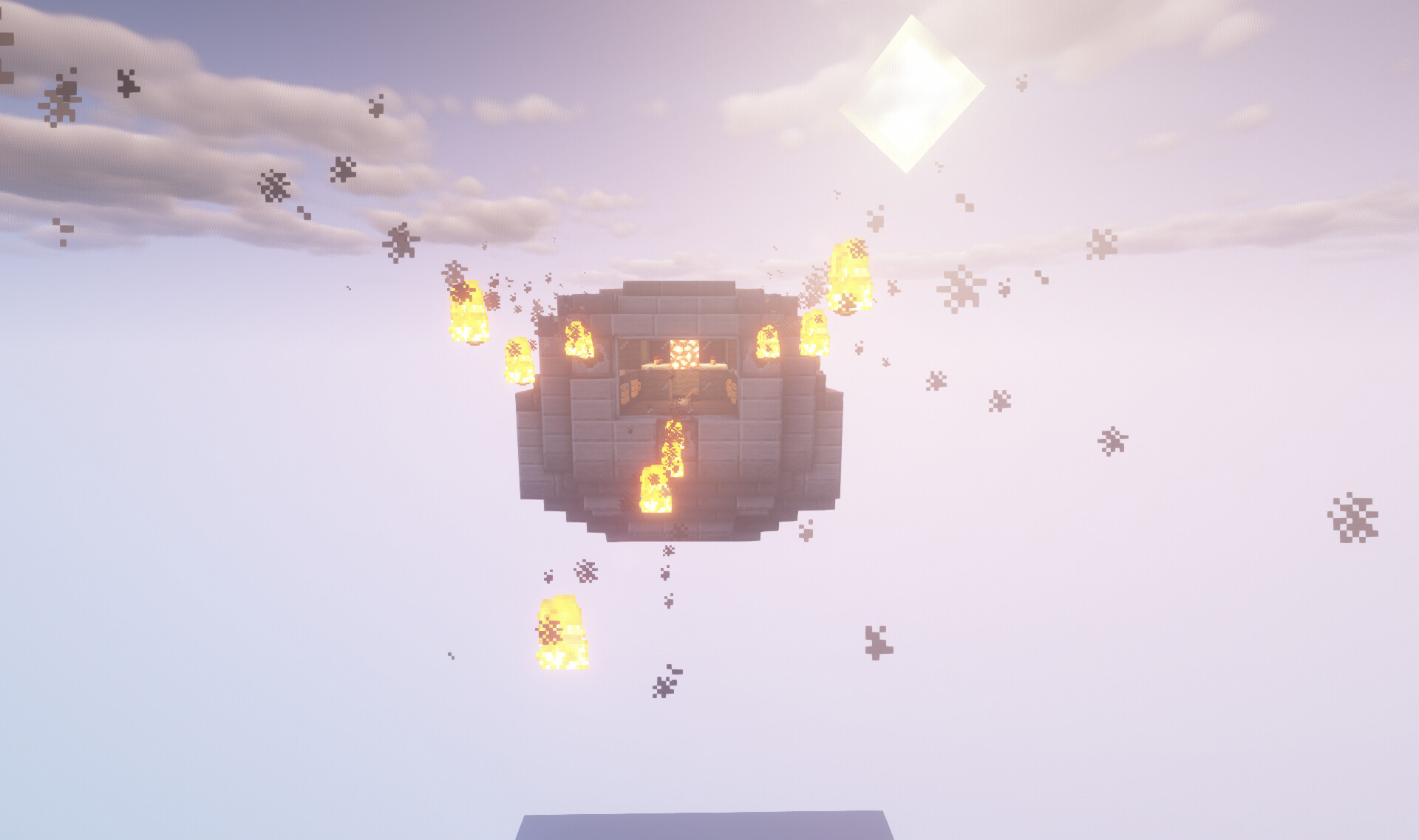 Movecraft Airship - HMA Syren, "Gun Corvette" Minecraft Map