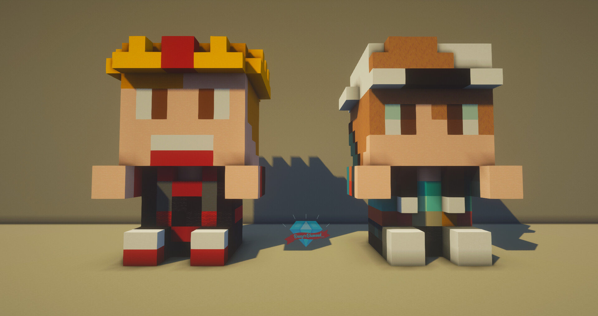 Shulkercraft - Plushie Statue larixd & L6dvik 🧸 Minecraft Map