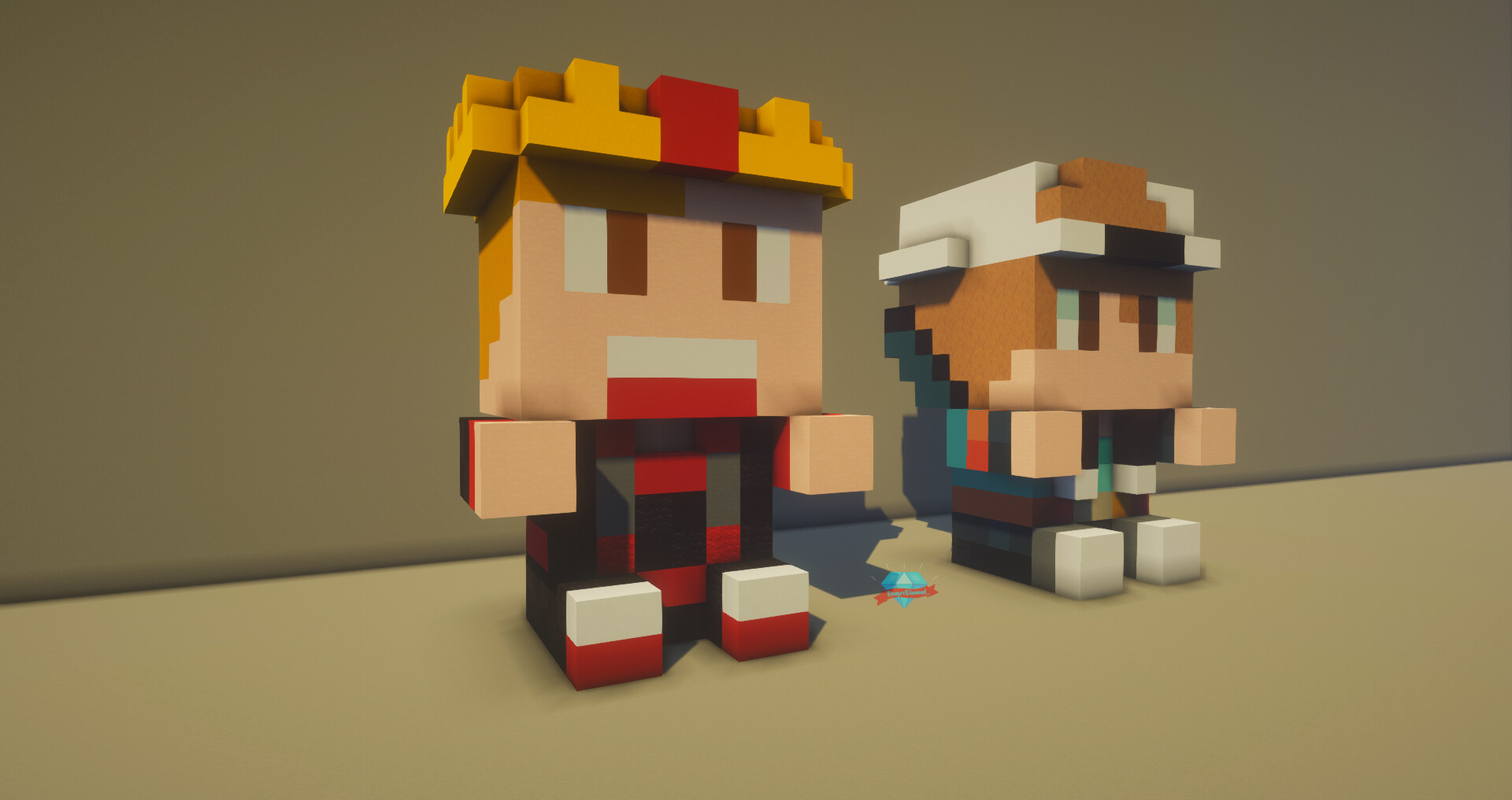 Shulkercraft - Plushie Statue larixd & L6dvik 🧸 Minecraft Map