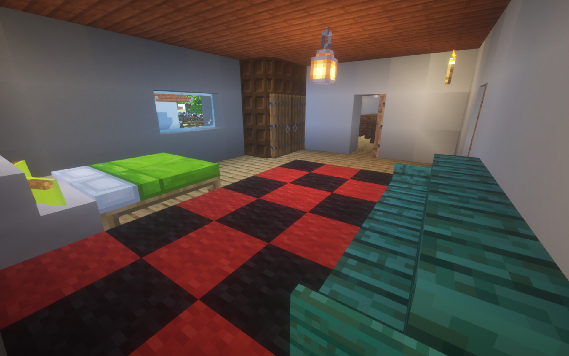 Poieni, a Romanian village. Minecraft Map