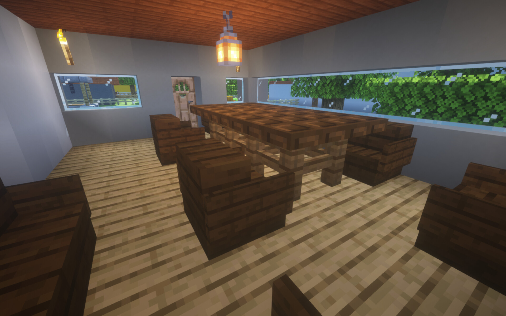 Poieni, a Romanian village. Minecraft Map