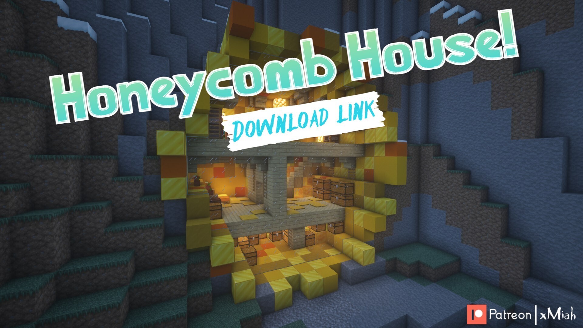 Honeycomb House! (1.16.X - 1.17.X) [Download Link] Minecraft Map