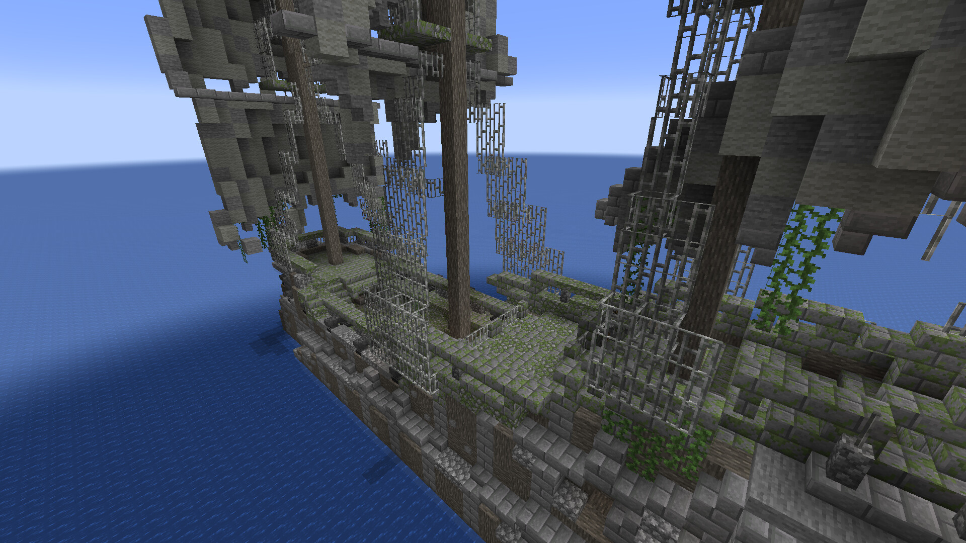 Minecraft ship- Flying Dutchman Minecraft Map