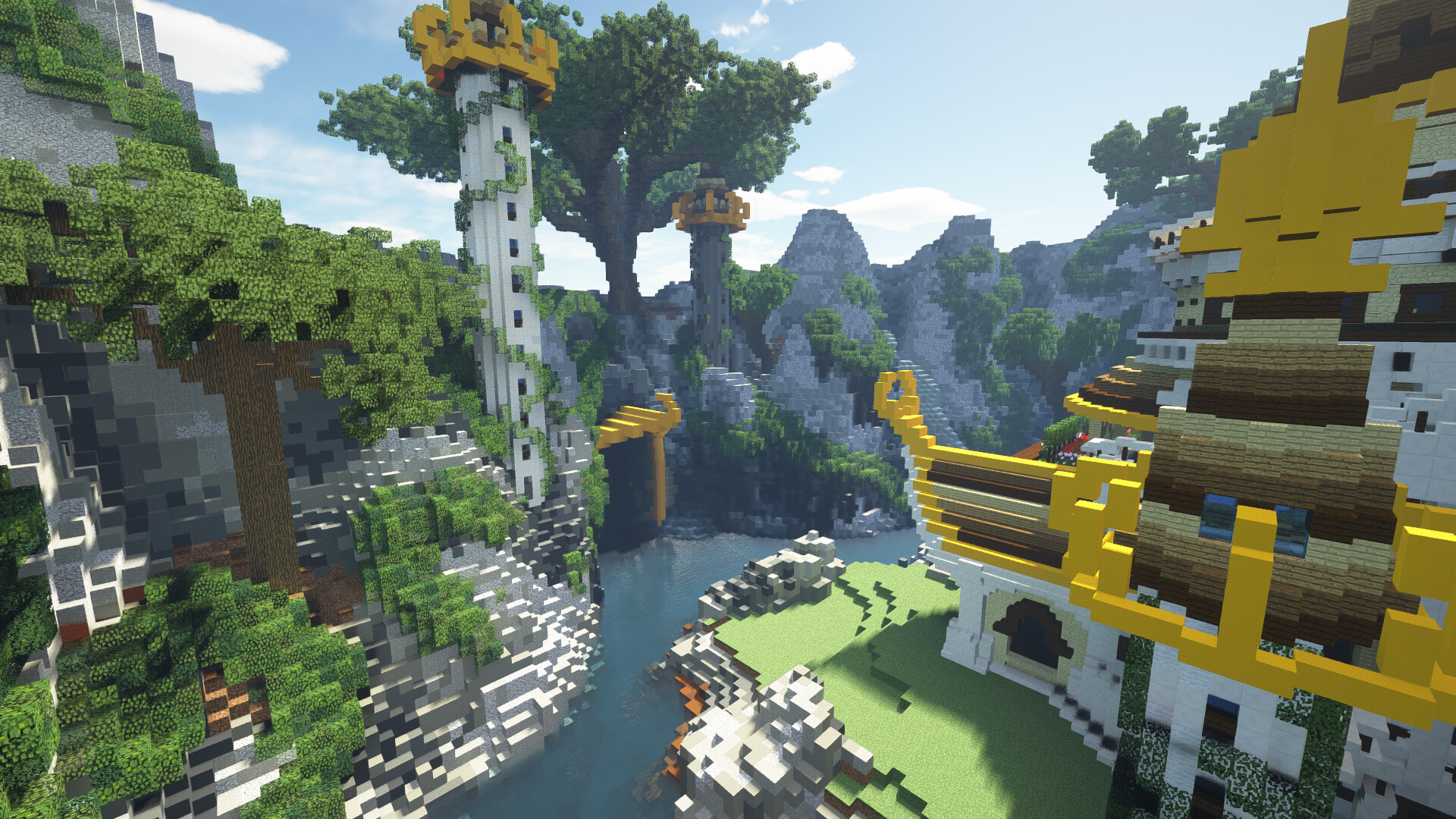 Elven House Spawn Minecraft Map