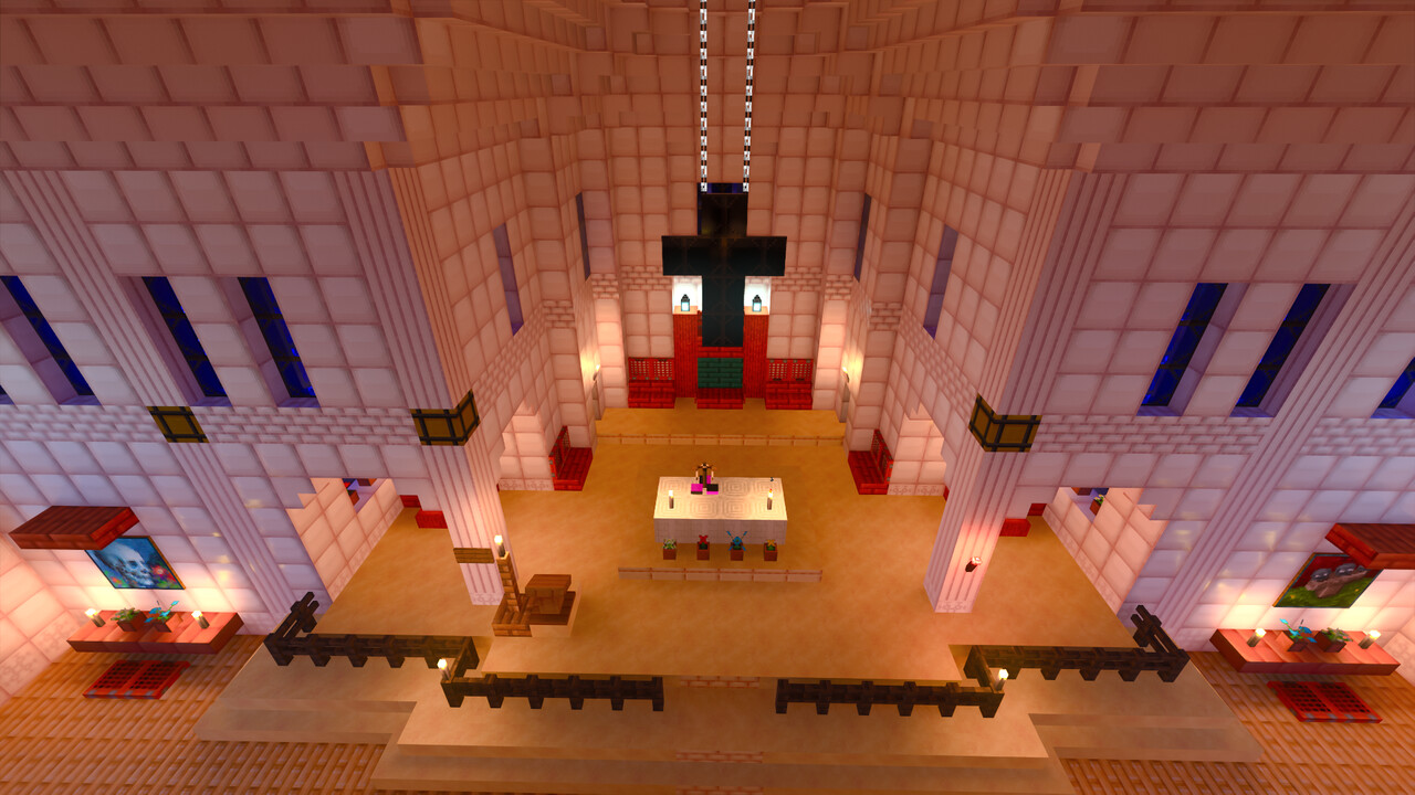 Quartz Cathedral Minecraft Map