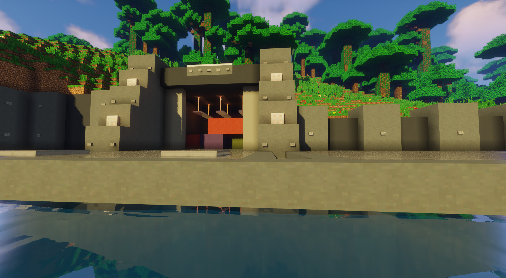 Futuristic base Minecraft Map