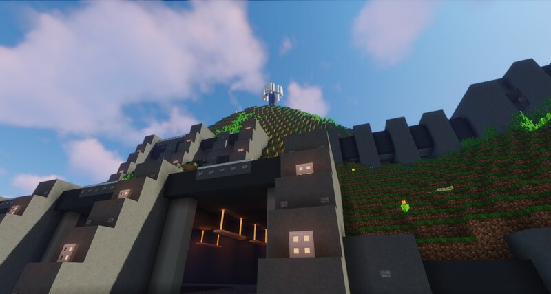 Futuristic base Minecraft Map