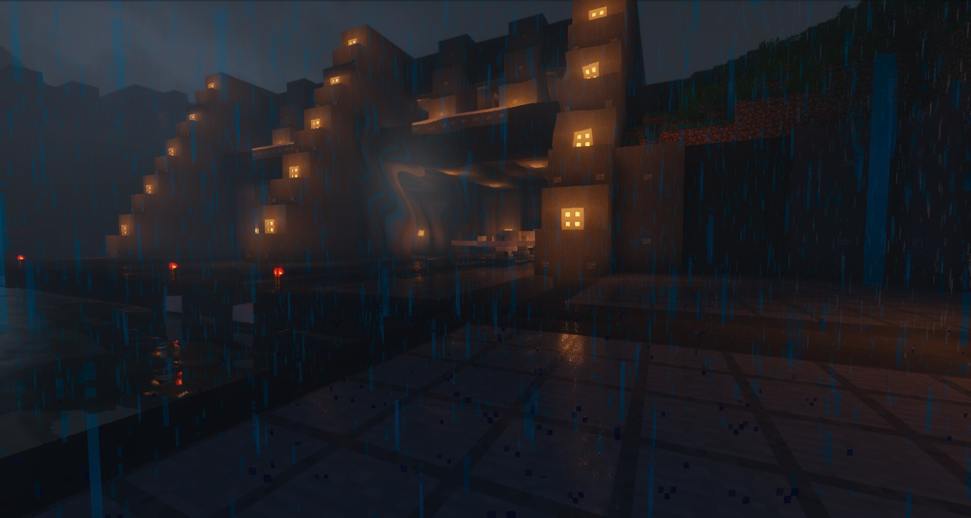 Futuristic base Minecraft Map