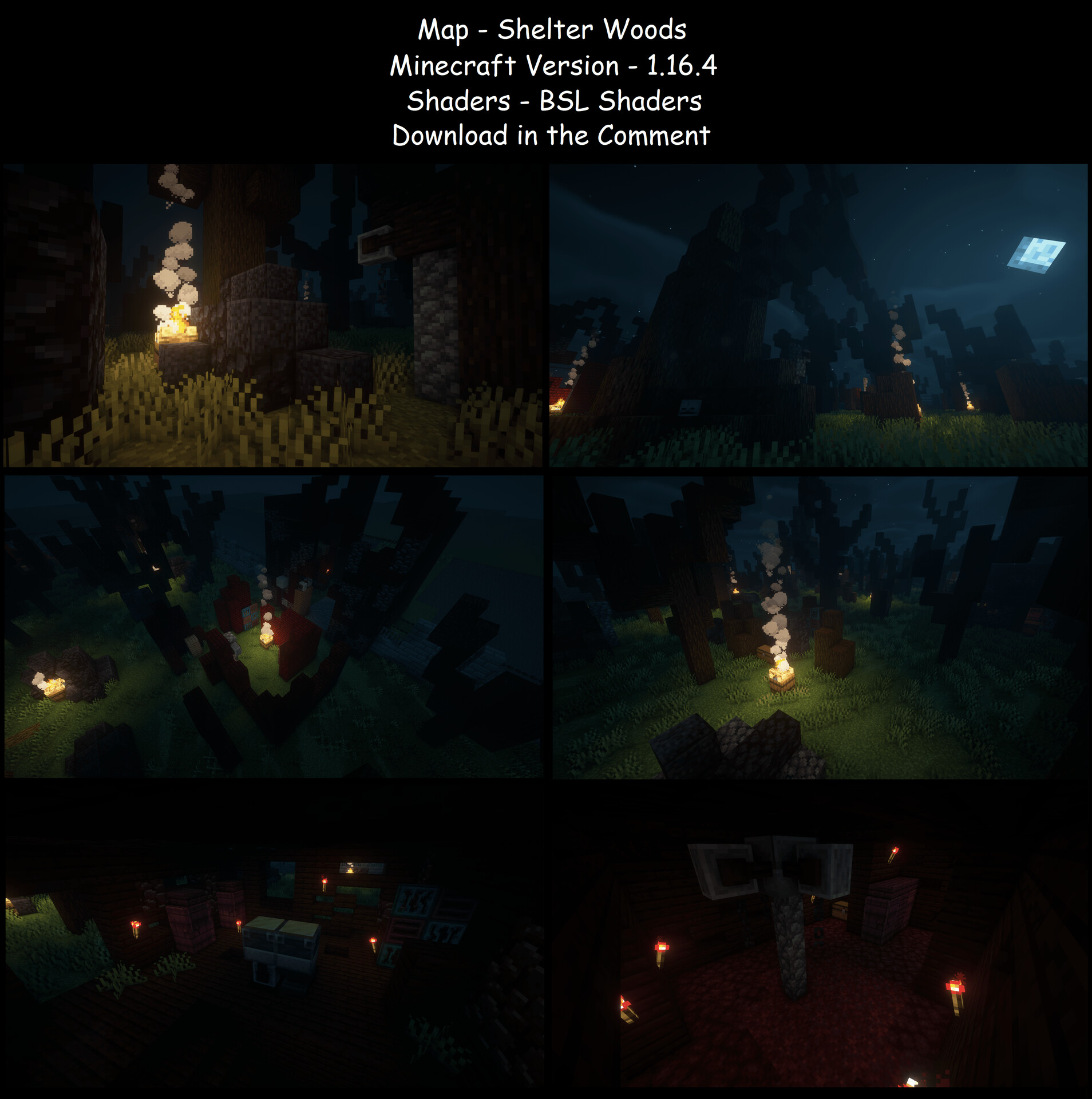 Dead By Daylight - Shelter Woods Minecraft Map