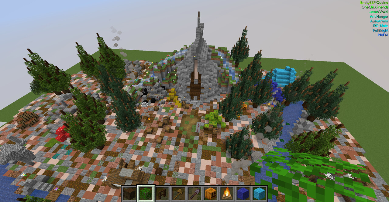 A random minehut hub Minecraft Map