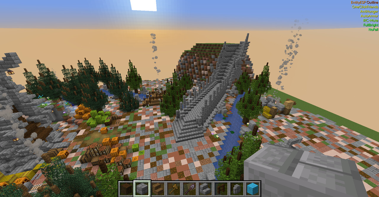 A random minehut hub Minecraft Map