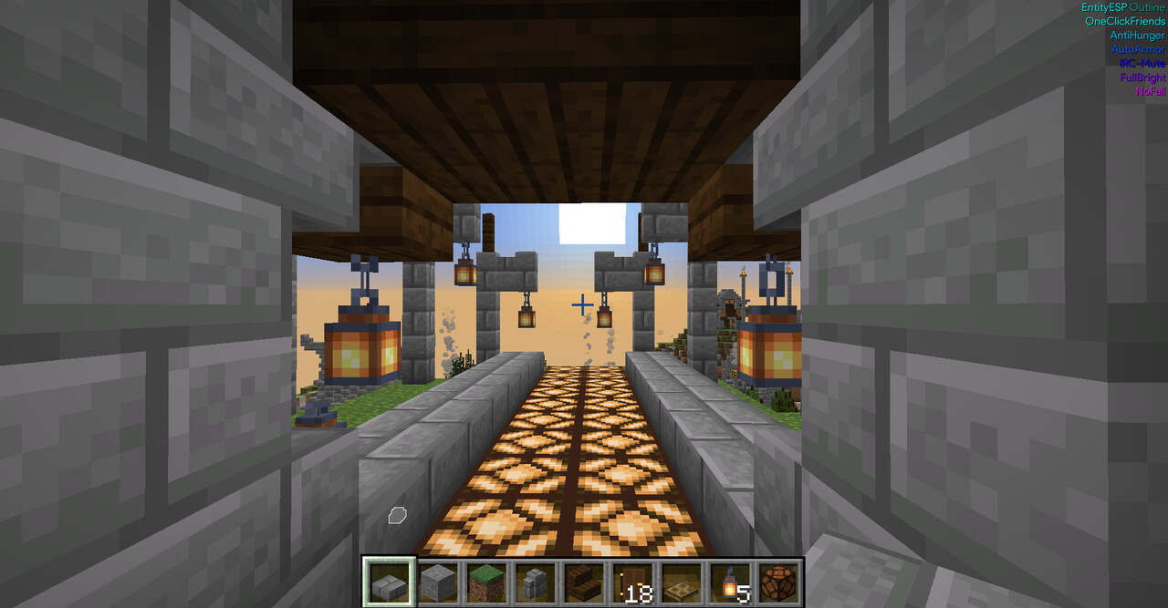 A random minehut hub Minecraft Map
